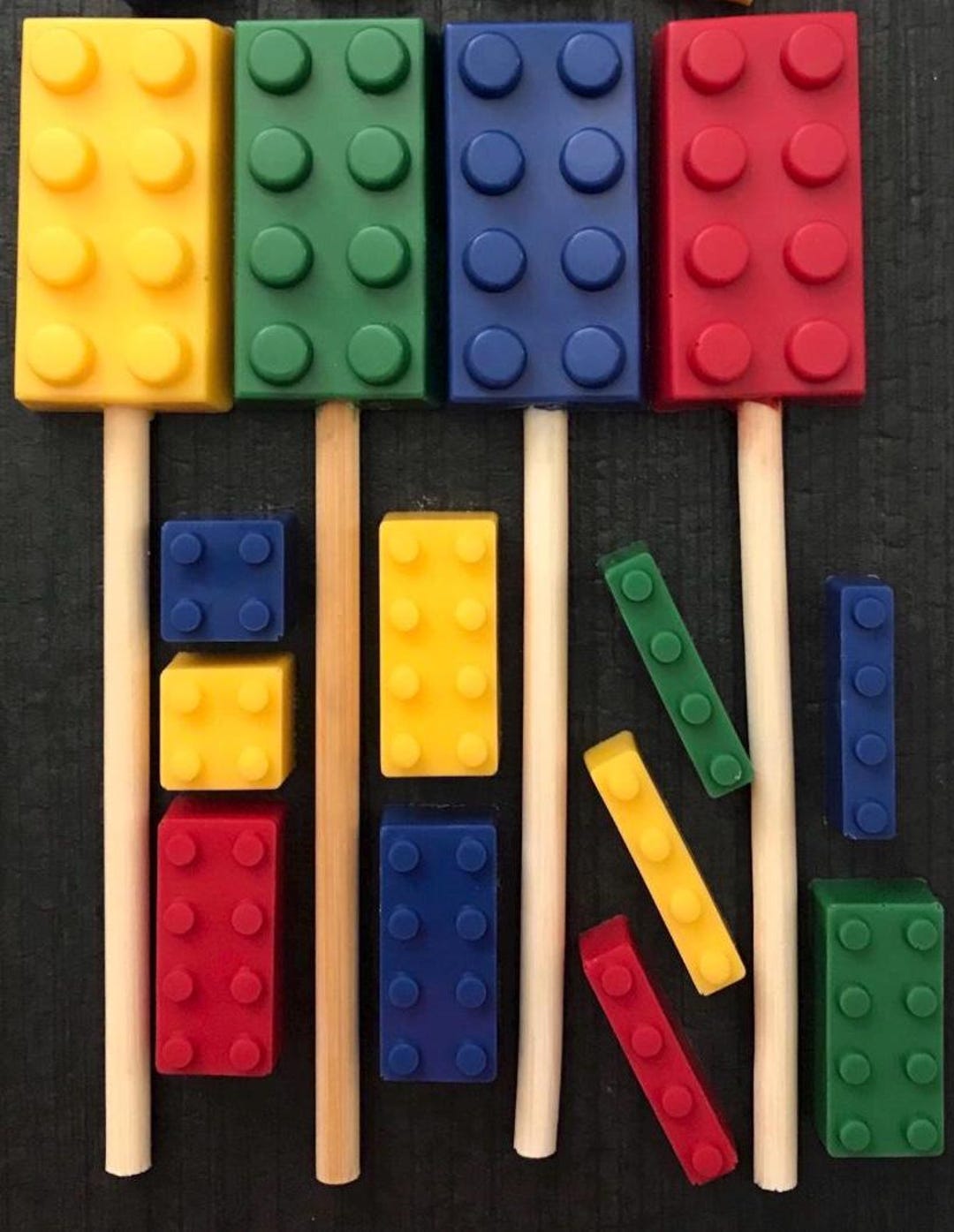Chocolate Building Blocks | Chocolate Bricks | Block Figure Party ...