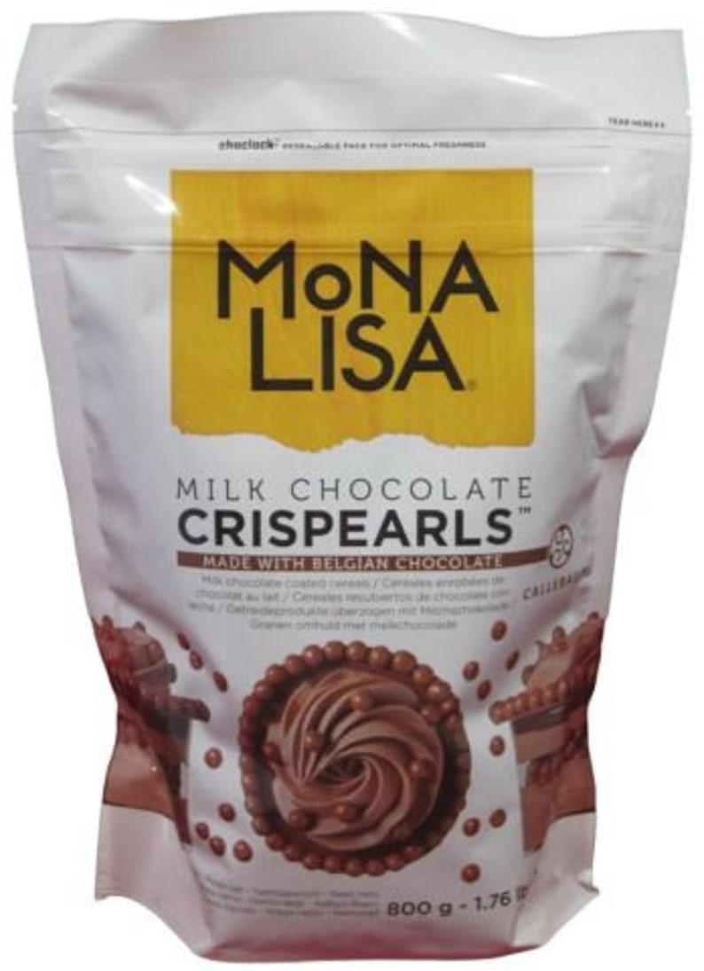 Callebaut Mona Lisa Milk Chocolate Crispearls™ 1.76lb Bag - Etsy Australia