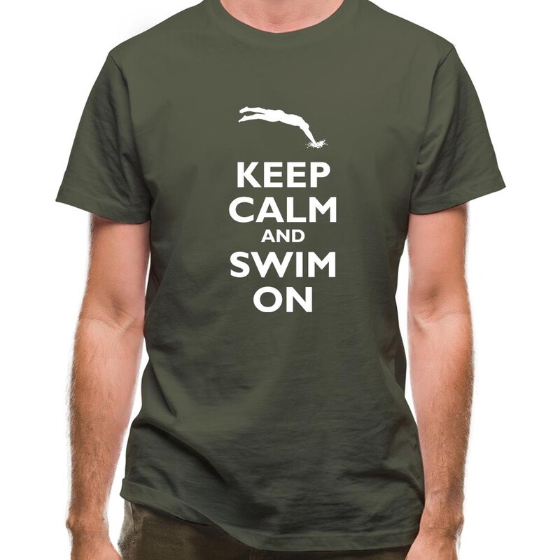 Keep Calm and Swim - Etsy