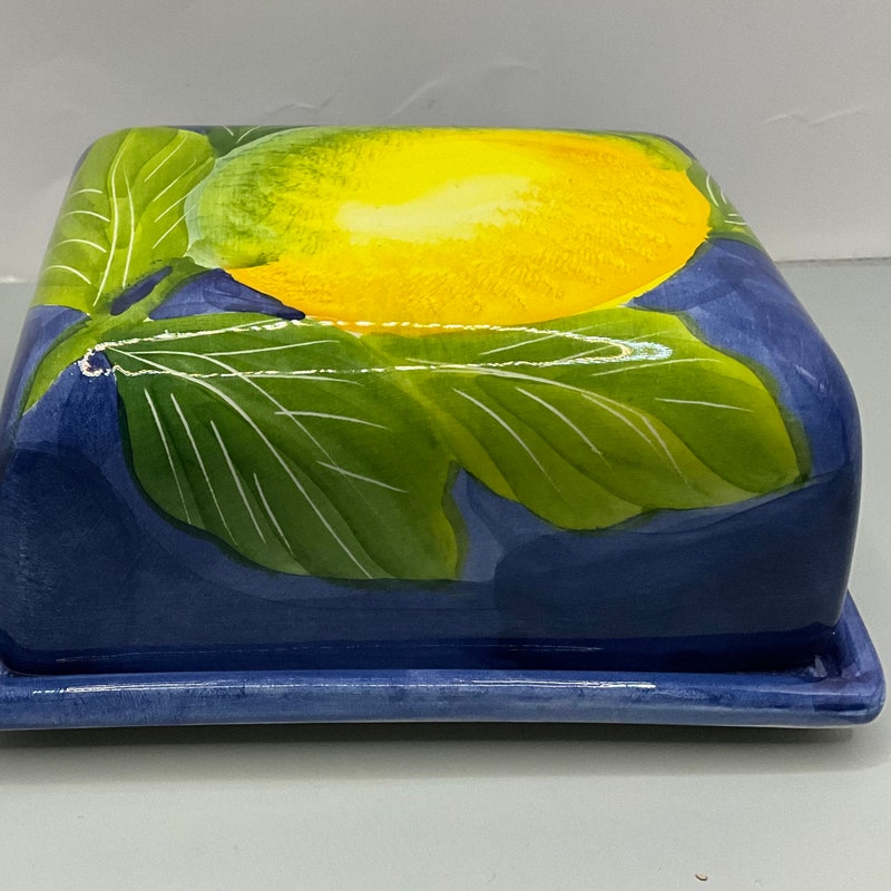 Hand Painted Butter Dish - Etsy