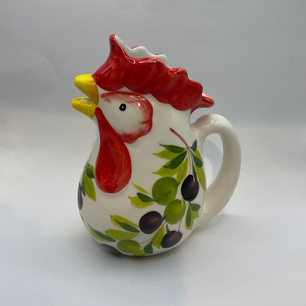 Rooster Pitcher - Etsy