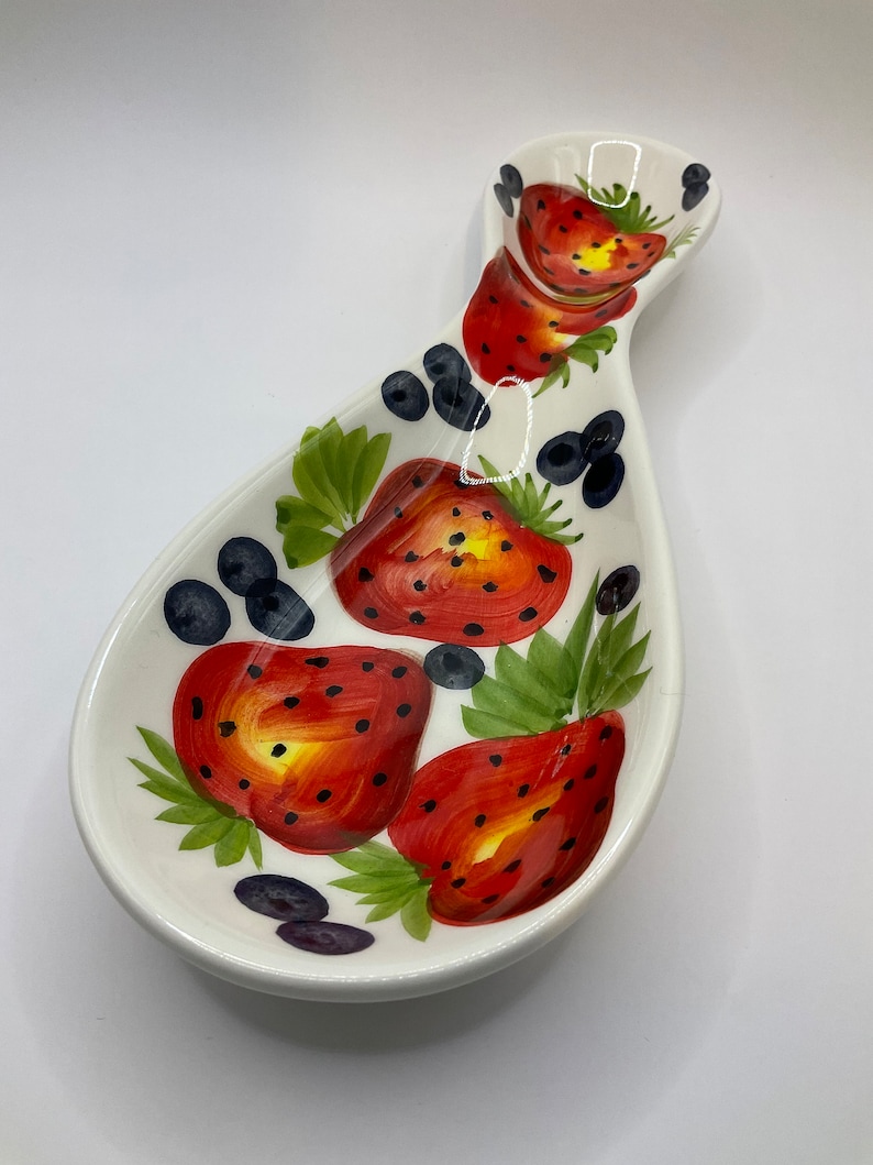 Hand-painted Italian Spoon Rests - Etsy