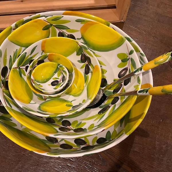 Italian Pottery Lemons - Etsy