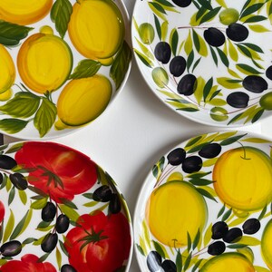 Set of 4 Italian Plates - Etsy