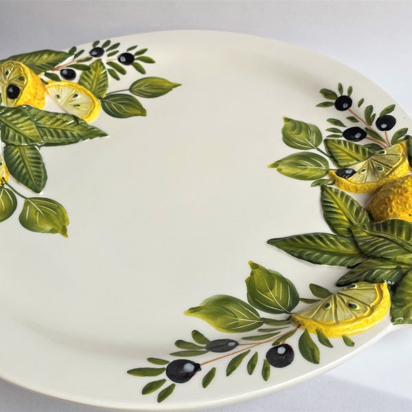 Lemon Platter Italy - Etsy