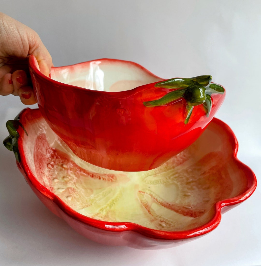 Tomato Serving Bowls - Etsy