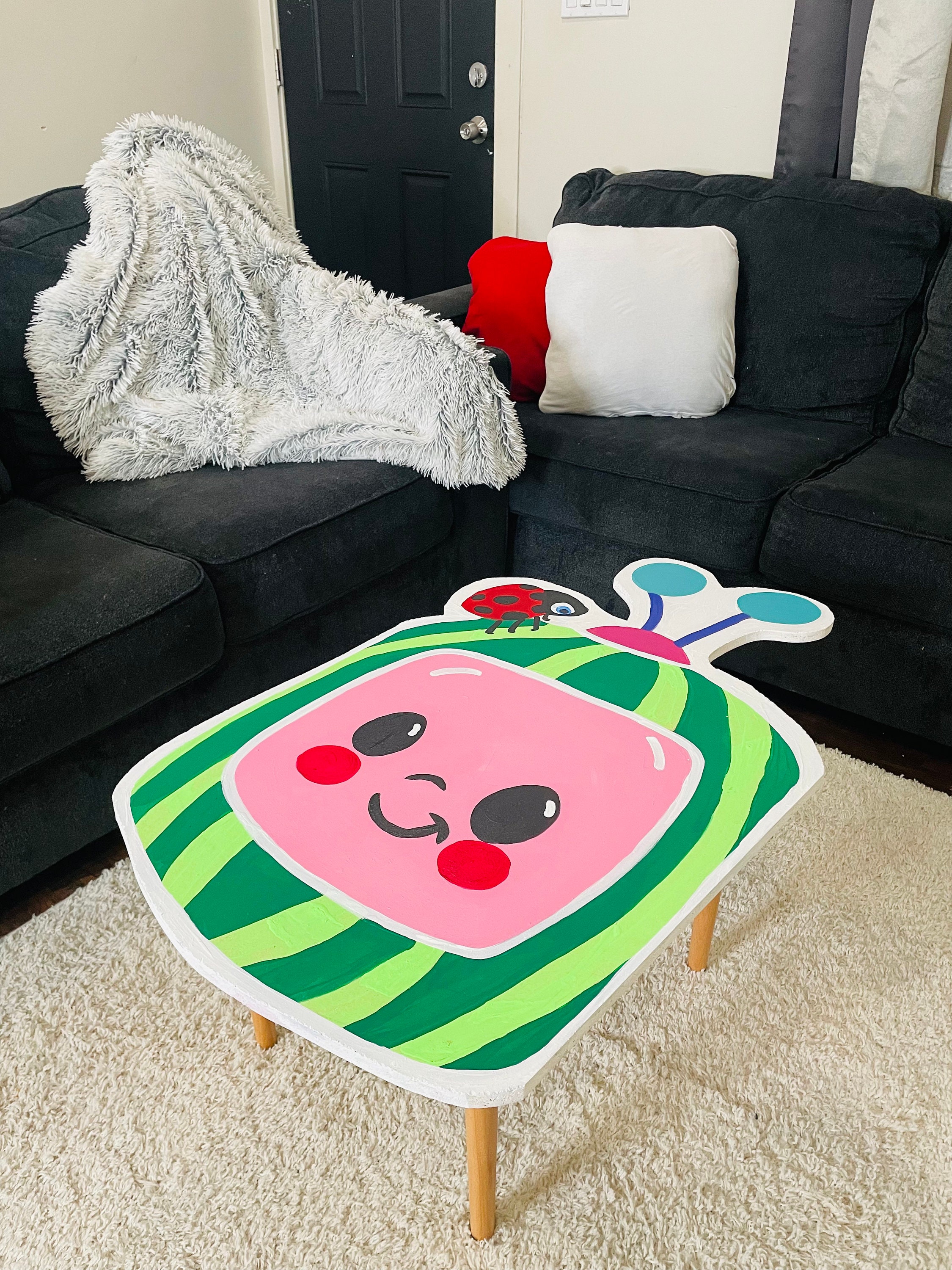 Cartoon Character Wood Cutout Table - Etsy