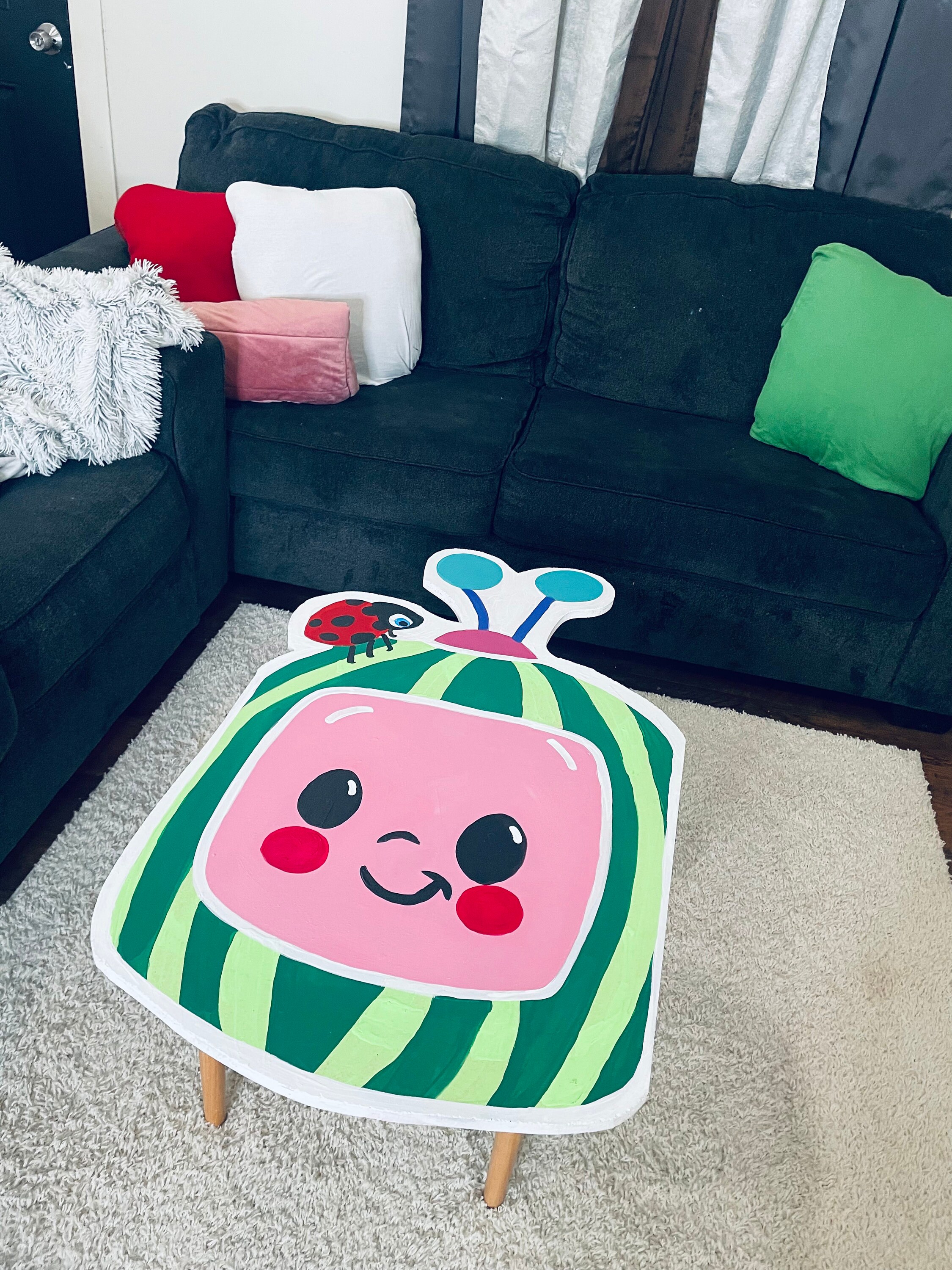 Cartoon Character Wood Cutout Table - Etsy