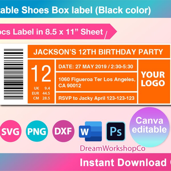 Jordan Shoe Box - Etsy