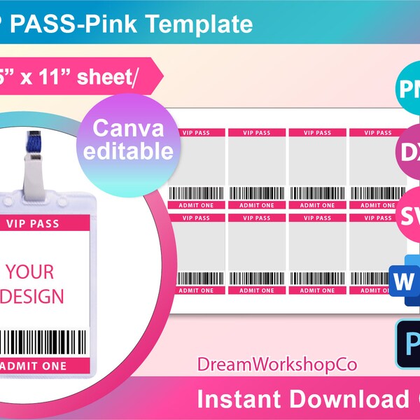 Vip Pass Invitation - Etsy