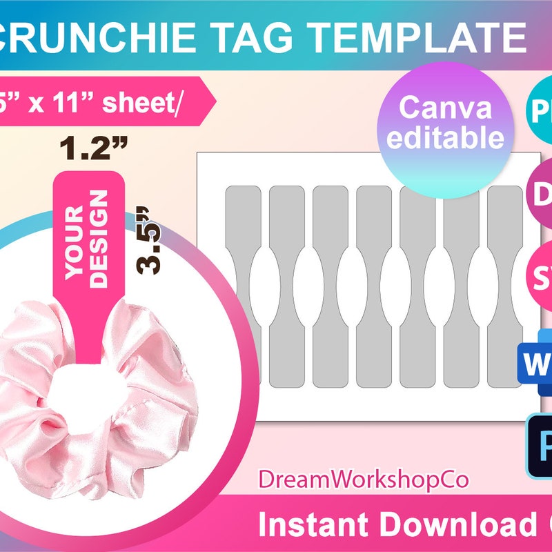 Scrunchie Stickers - Etsy