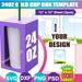 24oz Cold Cup Box Template, Gift Box Template, Window Box Template, SVG ...