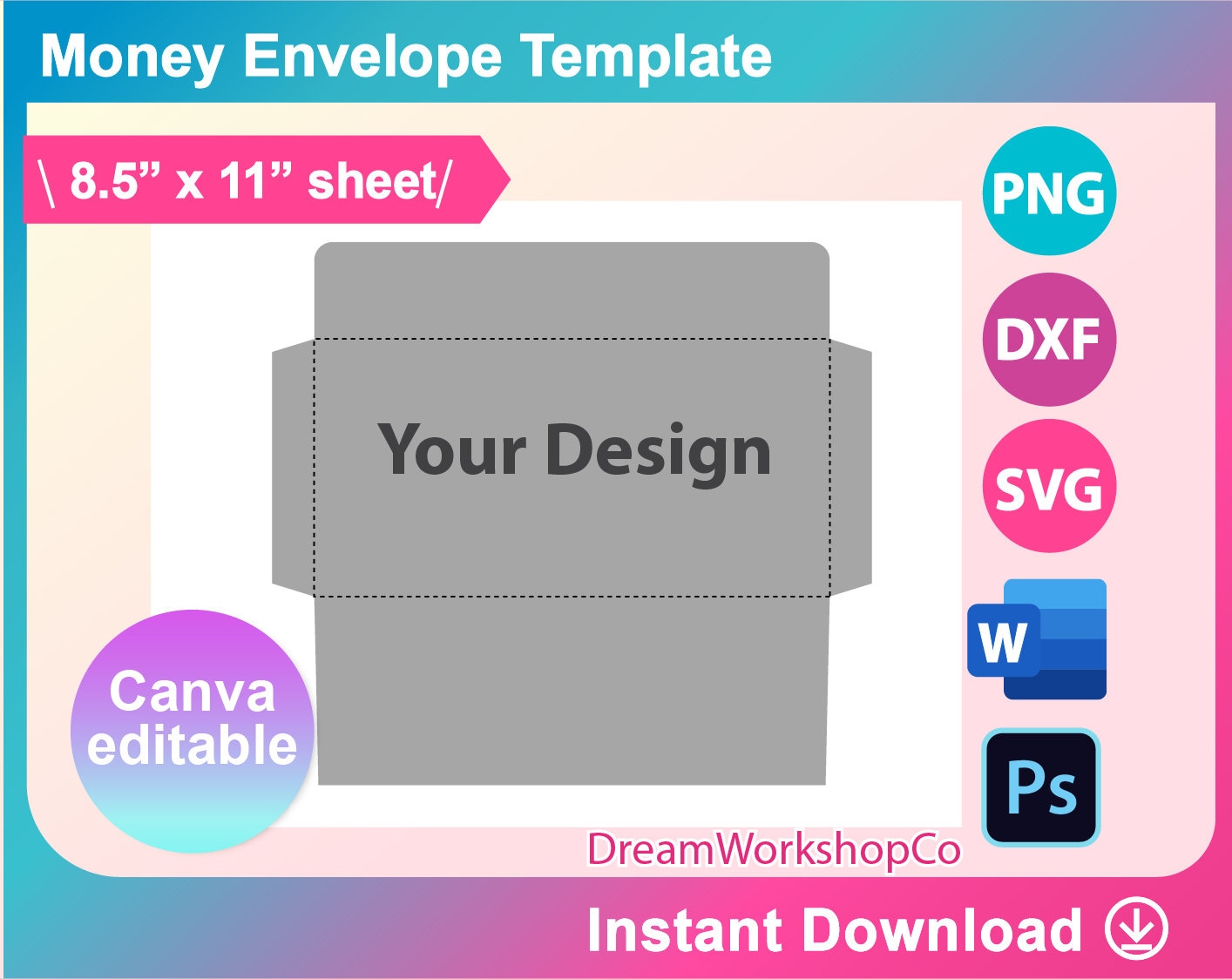 Money Template For Word