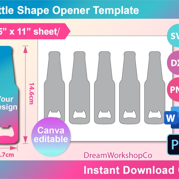 Sublimation Svg for Bottle Opener - Etsy