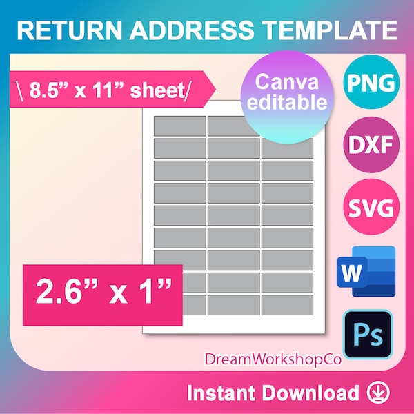 Address Label - Etsy