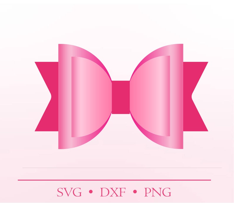 Double Bow Template, SVG, DXF, PNG - Etsy