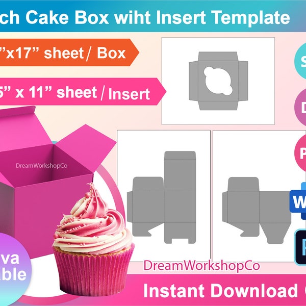 Cake Box - Etsy
