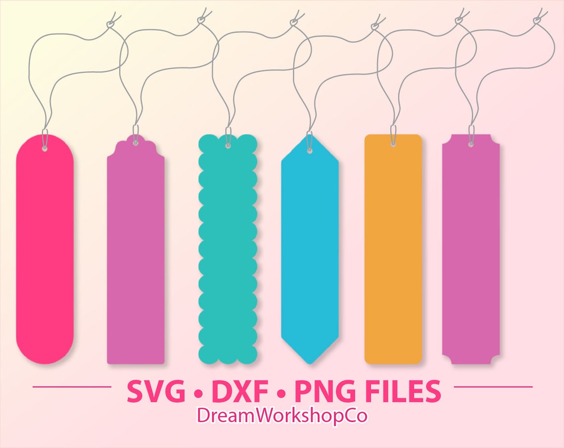 Bookmark Template Bookmark Template SVG DXF Png Printable - Etsy