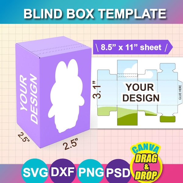 Blindbox Template - Etsy