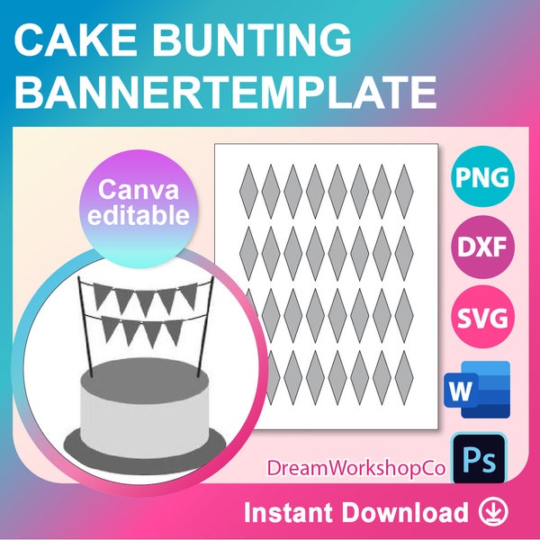 Cake Banner - Etsy