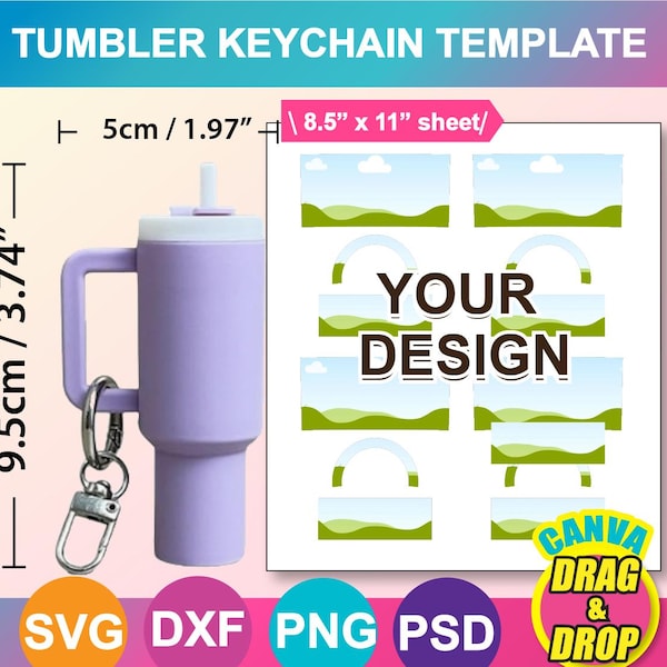 Mini Stanley Keychain - Etsy