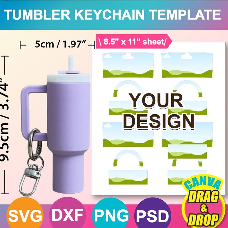 Mini Stanley Keychain - Etsy