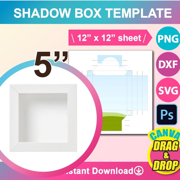 Light Box Template - Etsy