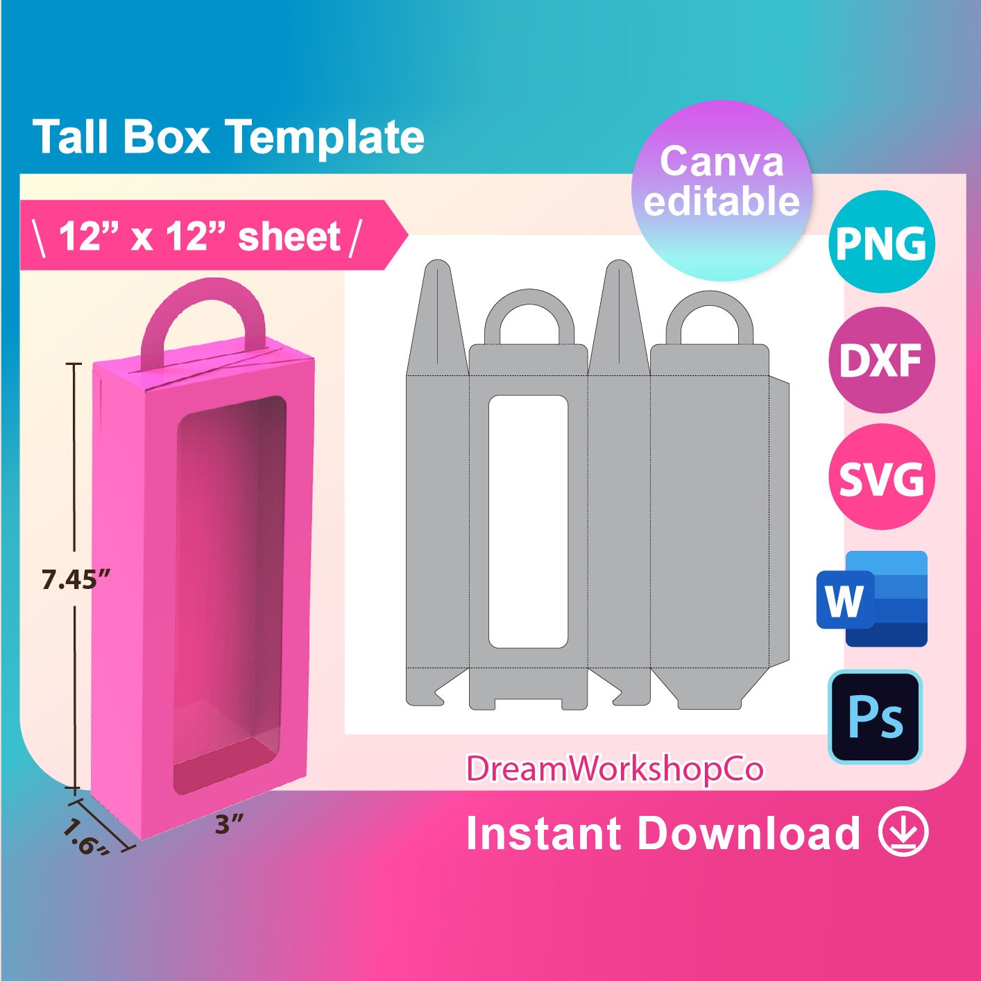 Doll Box Template