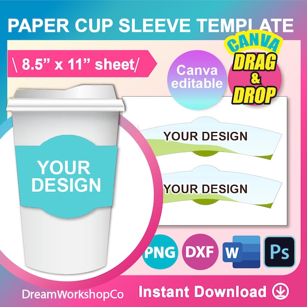 Coffee Cup Sleeve - Etsy