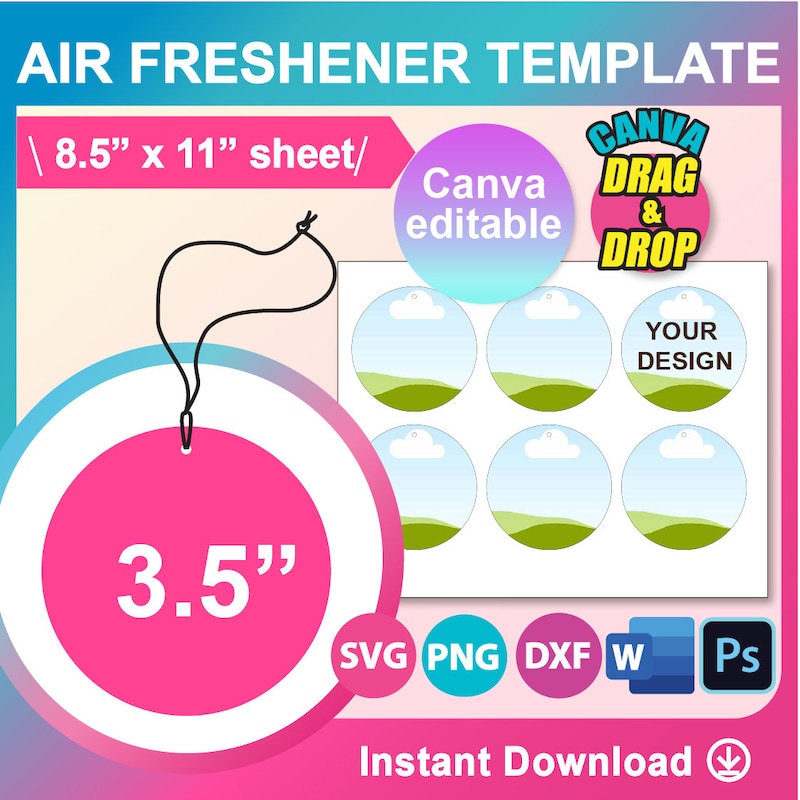 Felt Freshie Template - Etsy