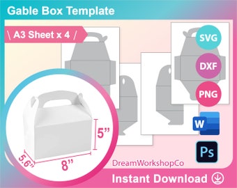 Gift Box Printable | Etsy