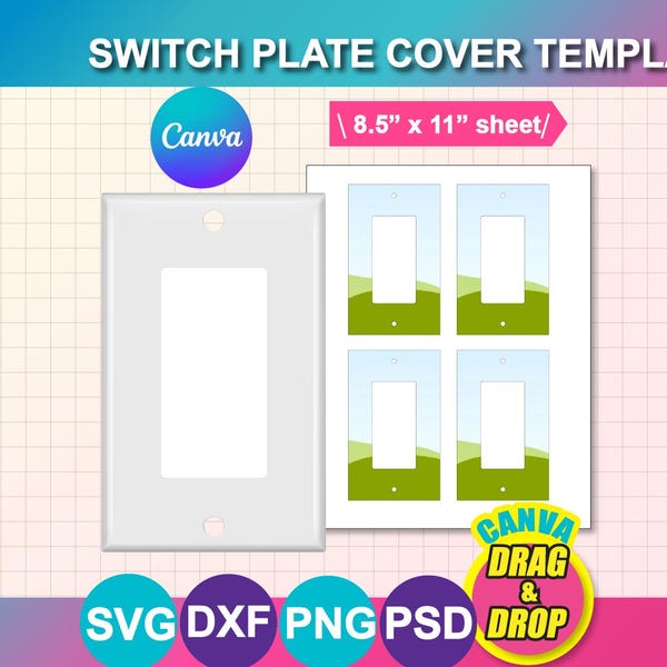 Circle Switch Plates - Etsy