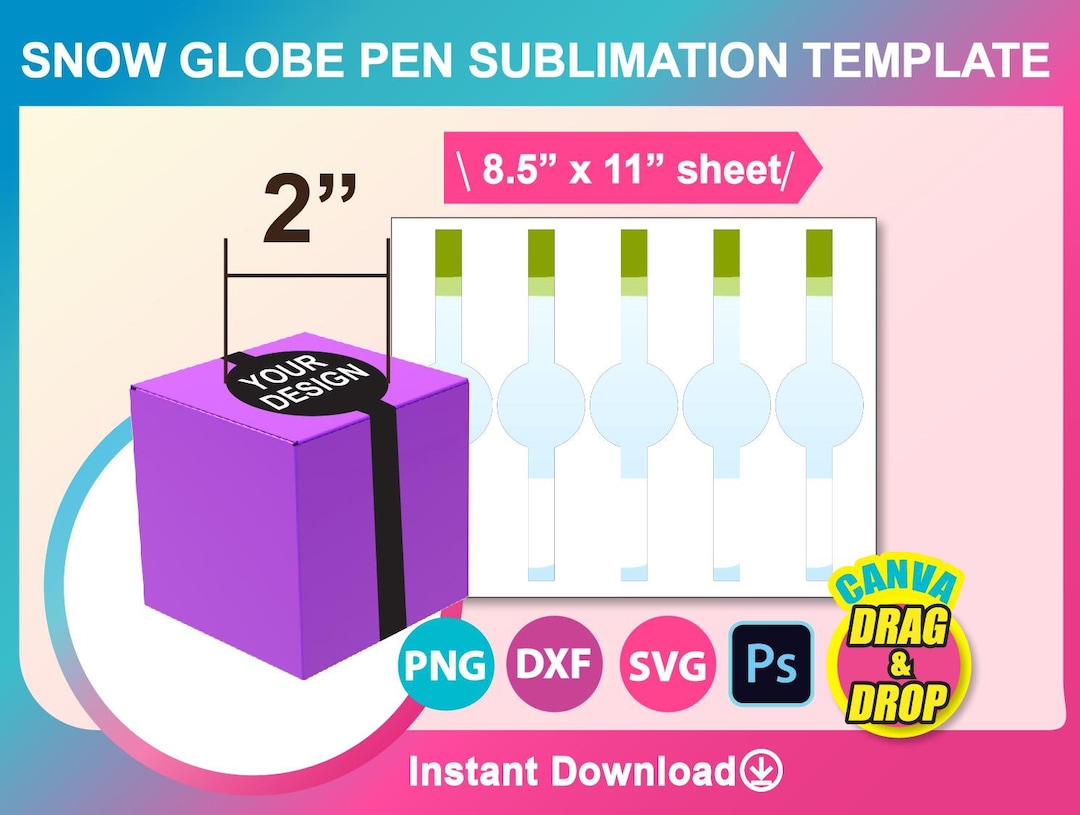 Long Seal Label Template, Box Seal Label, Circle Label Template, SVG ...