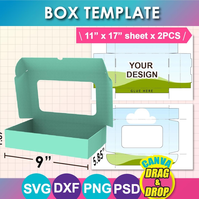 Cookie Boxes Rectangular - Etsy