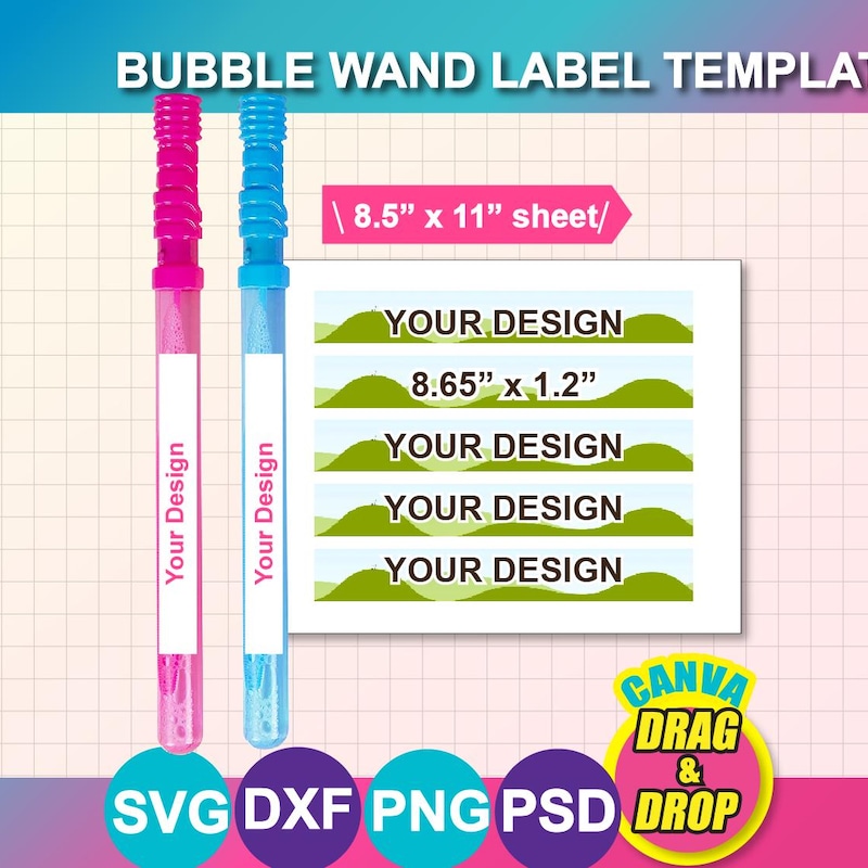 Easter Bubbles Template - Etsy
