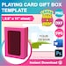 Playing Card Box Template, Trading Card Box Template, Poker Card Box ...