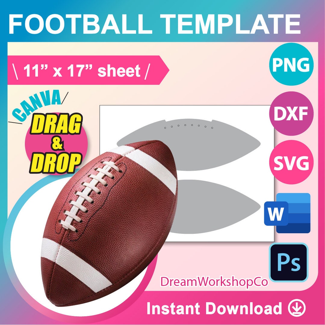 Football Panel Template, Baseball Template, Sublimation, SVG, DXF, Ms ...