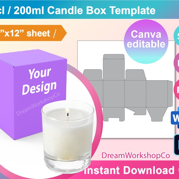 Candle Box - Etsy