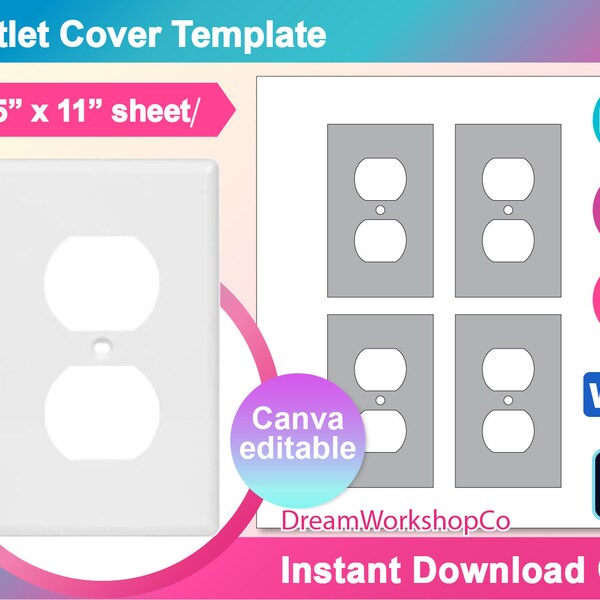 Dxf Light Switch Covers - Etsy