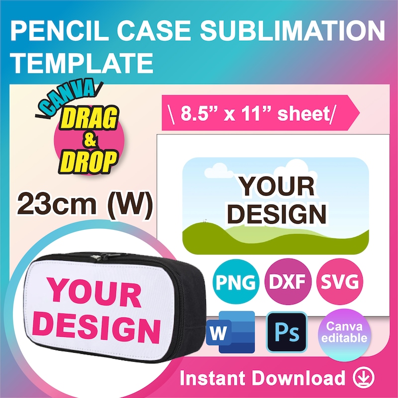 Pencil Box Svg - Etsy