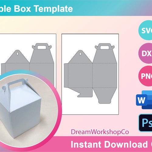 Gable Box Template - Etsy