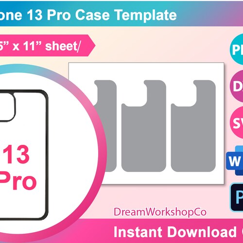 Phone Case 13 Template Phone Case Template for Sublimation - Etsy