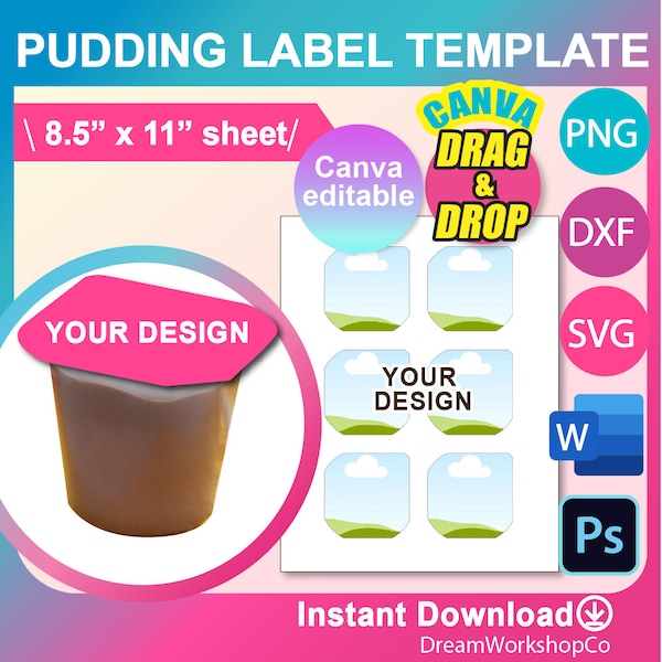 Pudding - Etsy