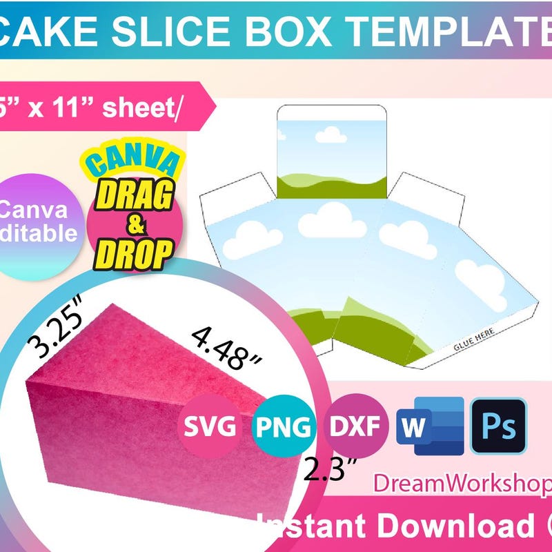 Cake Box Stickers - Etsy