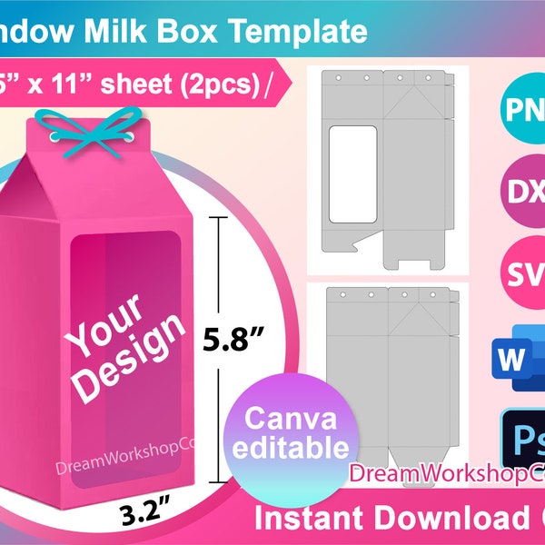Milk Box - Etsy
