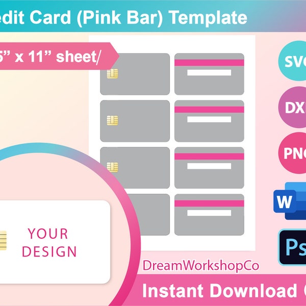 Credit Card Invitation - Etsy