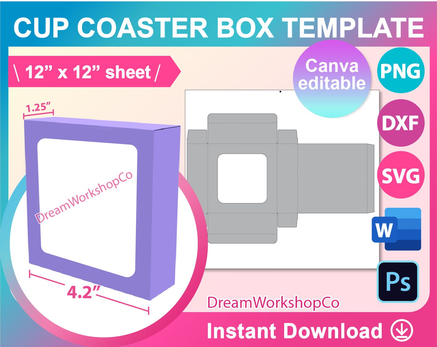 Simple Round Box Template