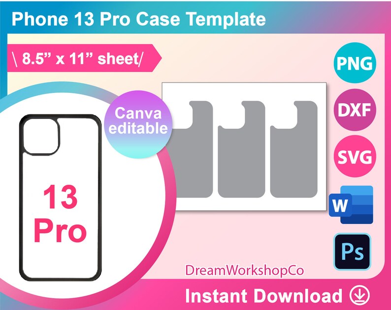 Phone Case 13 Pro Template Phone Case Template for - Etsy