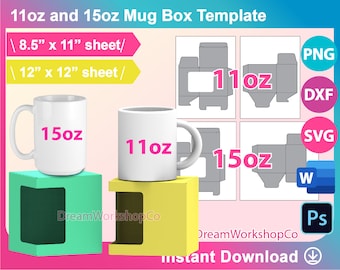 Mug Box With Window - Etsy