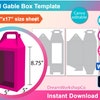 6.5 Tall Box Template, Doll Box, Tall Window Box, Box With Handle ...
